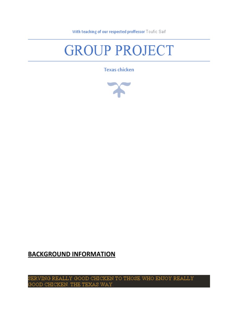 Group Project: Background Information | PDF | Point Of Sale | Data ...
