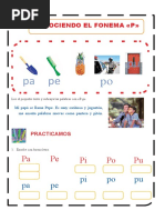 Guía Repaso Letras M P L S | PDF
