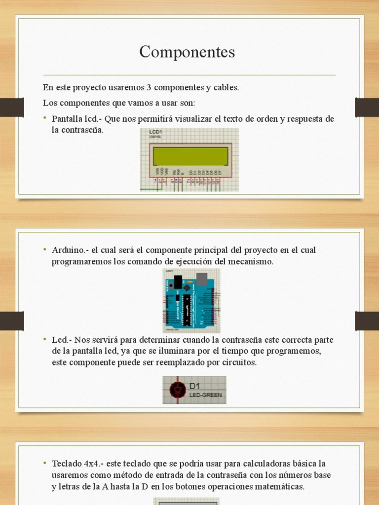 Componentes | PDF