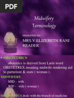 Midwifery Terminology Explained | PDF | Pregnancy | Miscarriage