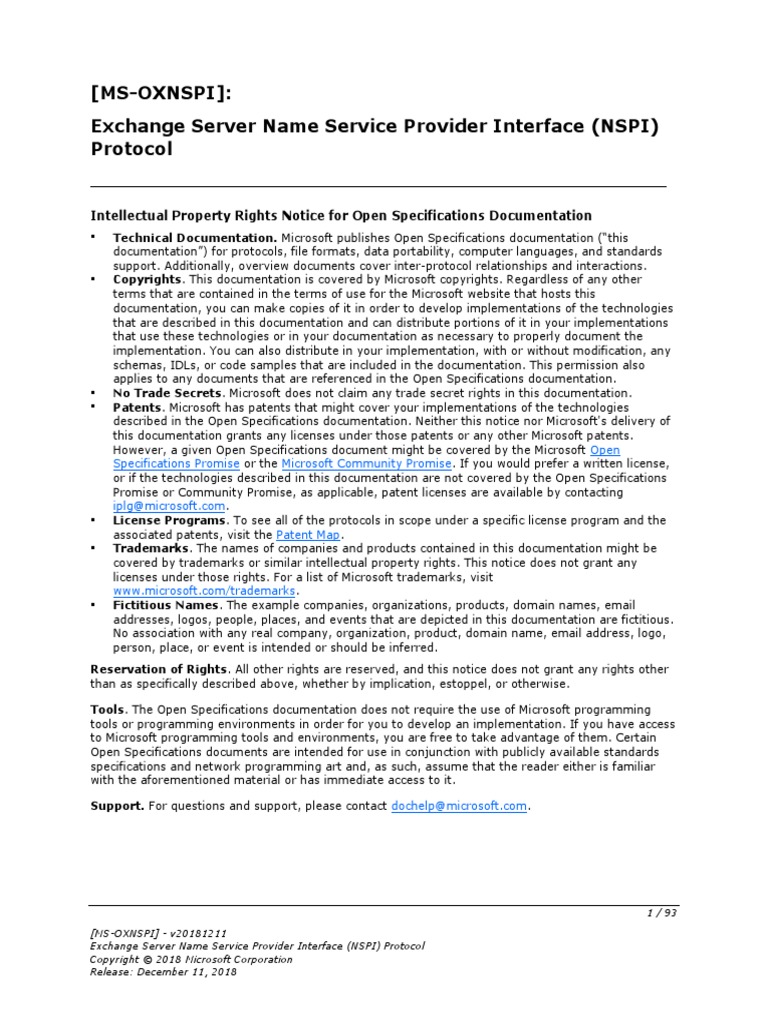 MS Oxnspi | PDF | Hypertext Transfer Protocol | Transmission Control Protocol