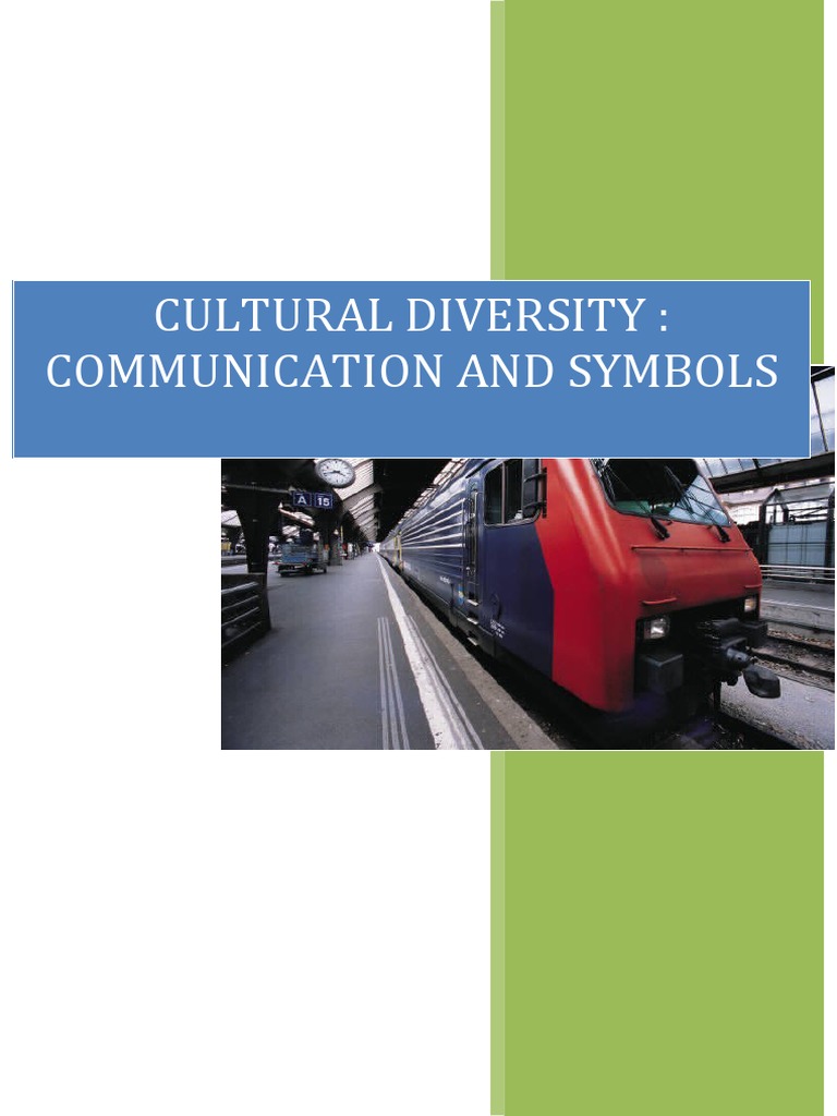 Cultural Diversity: Communication and Symbols | PDF | Nonverbal ...