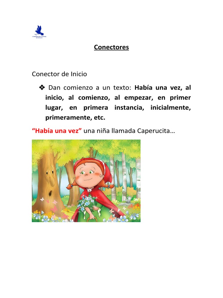 Cuentos Cortos con Conectores para Niños | PDF
