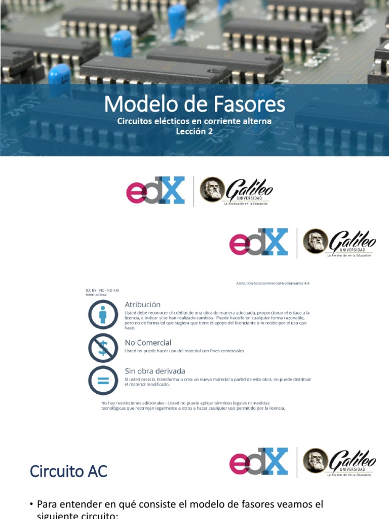 Modelo de Fasores | PDF | Impedancia eléctrica | Red eléctrica