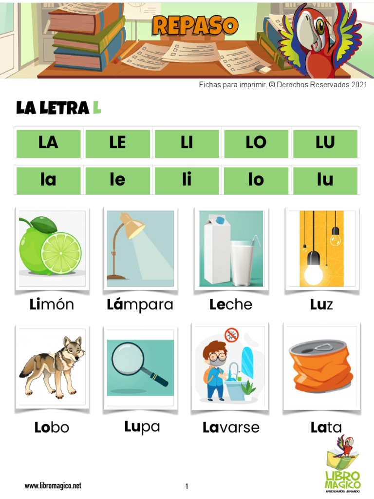 Letra L | PDF | Ajedrez | Juegos y actividades