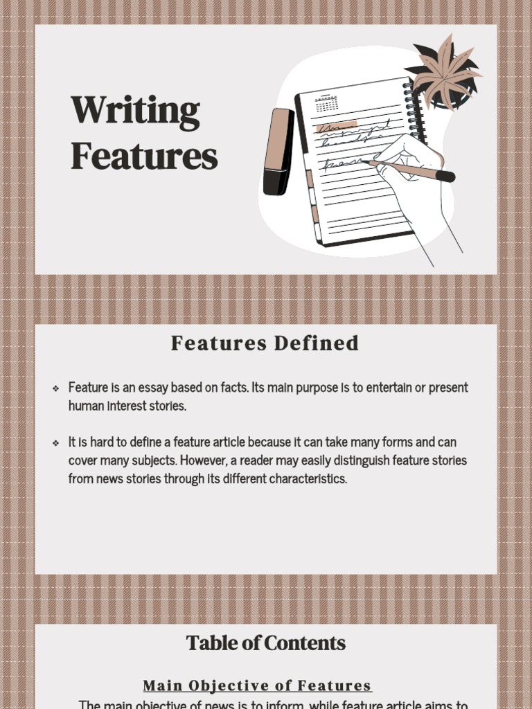 Writing Feature Article | PDF | News | Teachers