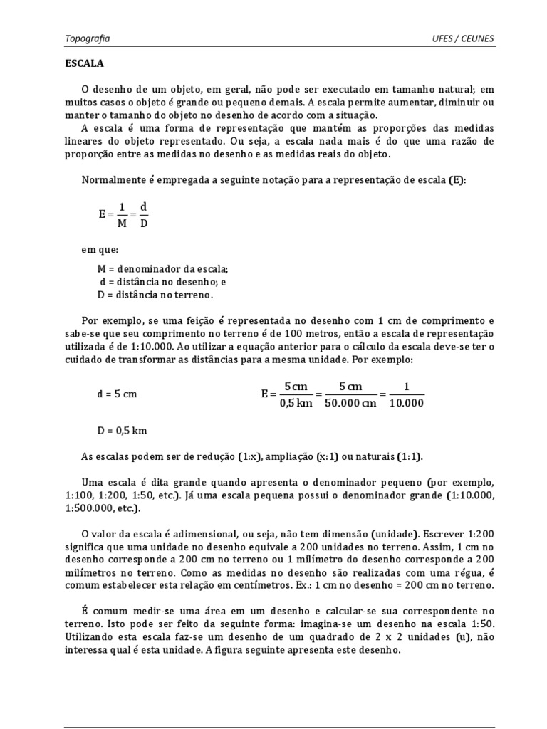 Escala | PDF | Infográficos | Visualização (gráficos)