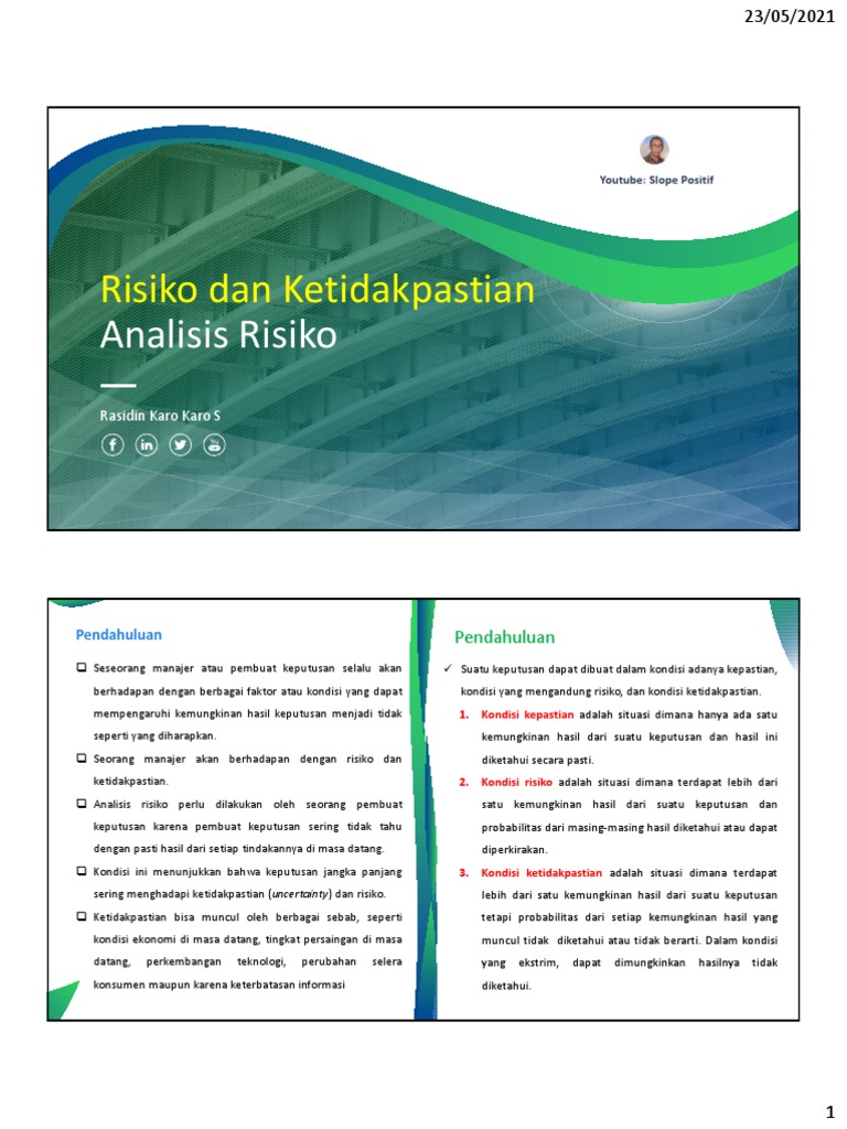 12 - Analisis Risiko | PDF