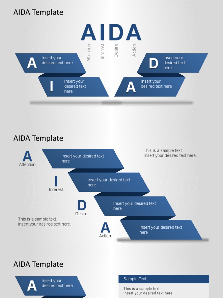6348 01 Aida Model Template | PDF | Persuasion | Techniques
