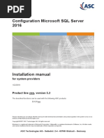 Installation Guide Fo SQL Server 2016 | PDF | Microsoft Sql Server ...