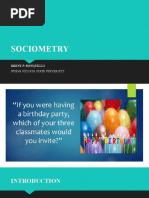 Assignment On Sociometry | PDF | Psychology | Psychological Concepts