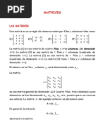 Formulario de Matrices & Determinantes | PDF | Determinante | Matriz ...