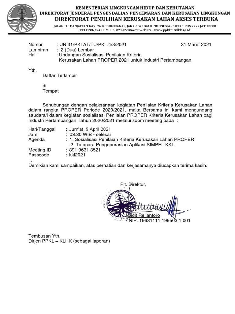 Contoh Undangan | PDF