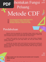 Definisi dan Contoh CDF dalam Statistik | PDF