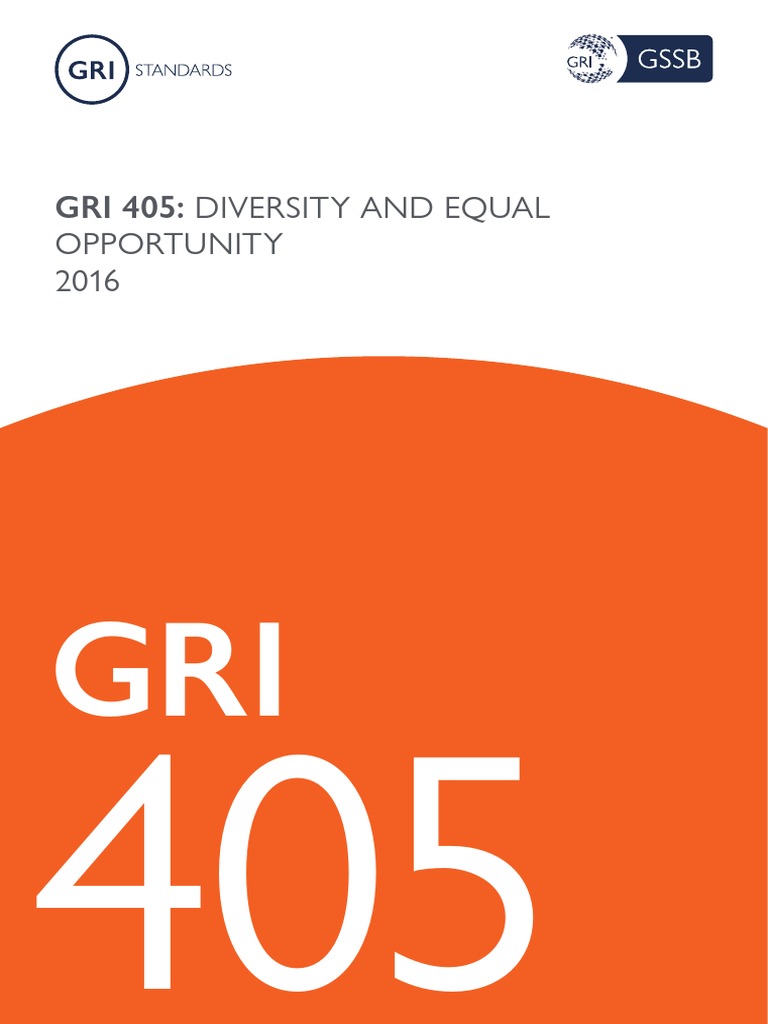 Gri 405 Diversity and Equal Opportunity 2016 | PDF | International ...