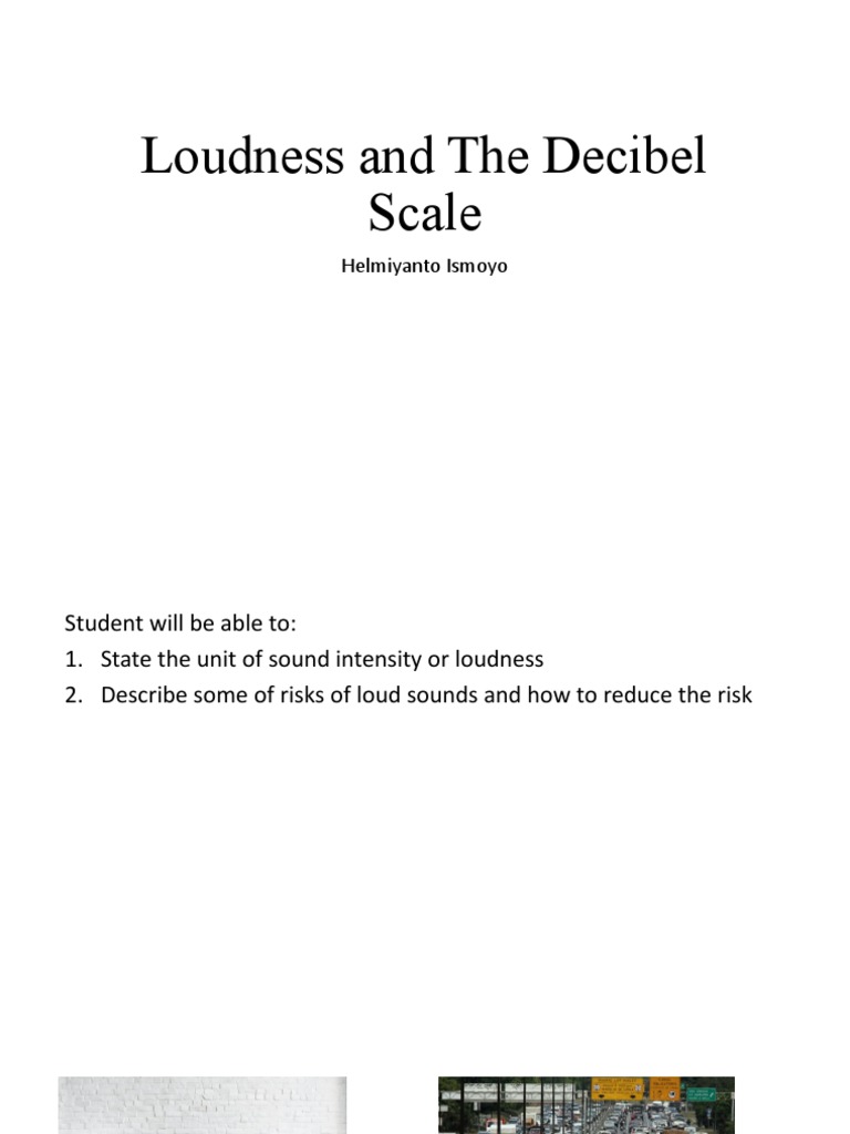 Understanding Loudness and Decibels | PDF
