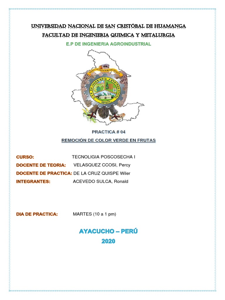 Practica #N° 04 Postcosecha | PDF | Auxina | Plantas