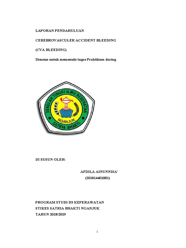 Laporan Pendahuluan CVA BLEEDING | PDF