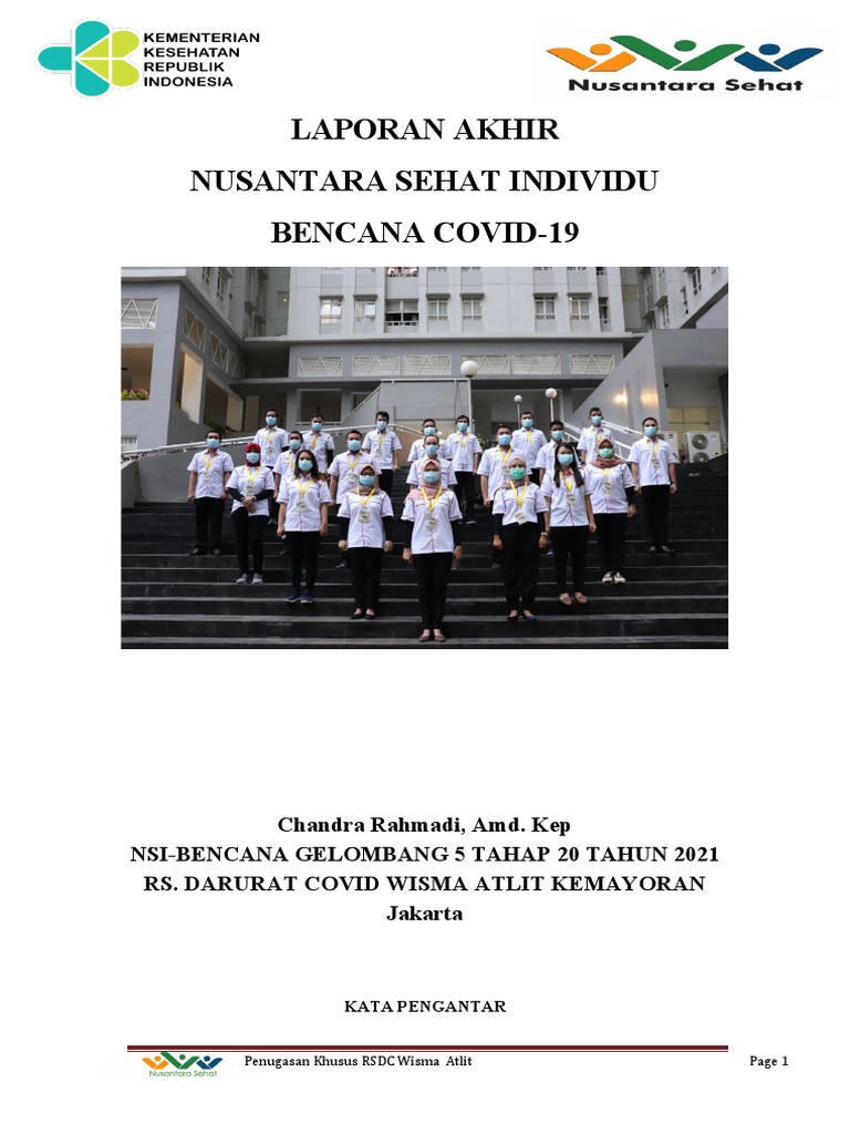 Laporan NS Covid Afriani | PDF