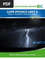 Physics Unit 1 Paper 2 2024 | PDF | Gases | Temperature