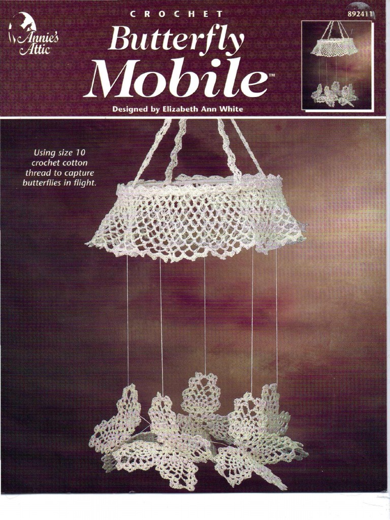 Crochet Butterfly Pattern Instructions | PDF | Crochet | Crafts