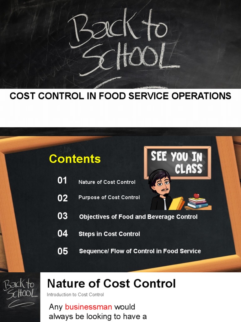 Intro To Cost Control in FNB | PDF | Cost Accounting | Budget