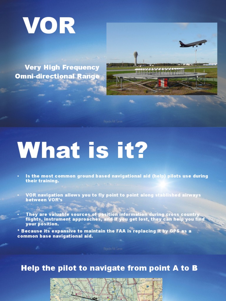 Very High Frequency Omni-Directional Range: Alejandro Patt Carrion ...