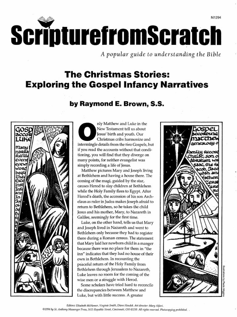 The Christmas Stories: Exploring The Gospel Infancy Narratives | PDF ...