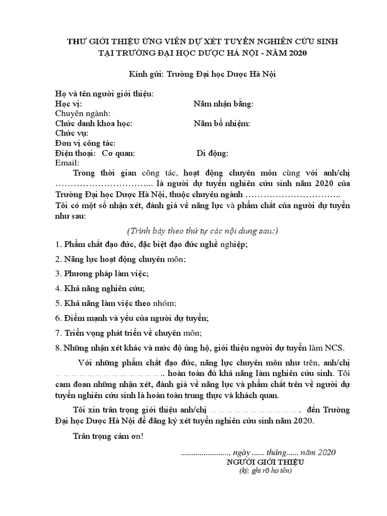 Thu Gioi Thieu | PDF