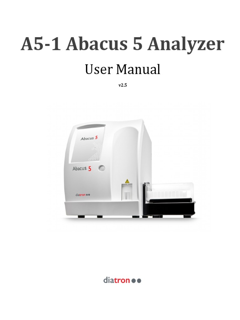 VUM006 - Abacus 5 User Manual 2.6 | PDF | Databases | Calibration