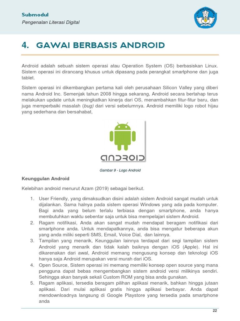 Materi 4 Gawai Berbasis Android | PDF