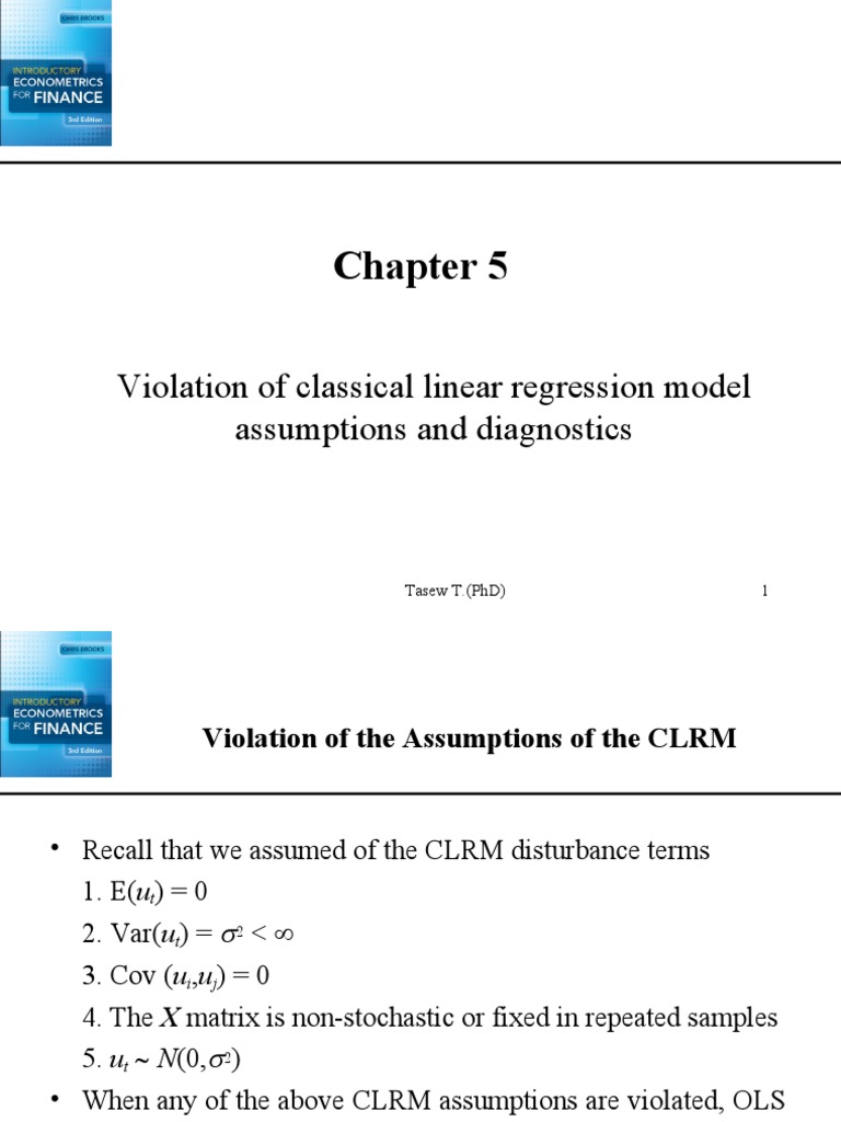 Chapter 5 Violations of CLRM Assumptions | PDF | Heteroscedasticity ... Chapter 5 Violations of CLRM Assumptions | PDF | Heteroscedasticity ...