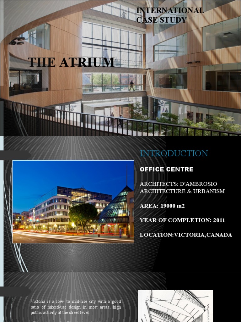 Atrium: International Case Study | PDF | Parking Lot | Nature