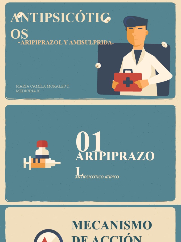 Aripiprazol y Amisulprida | PDF | Esquizofrenia | Antipsicótico
