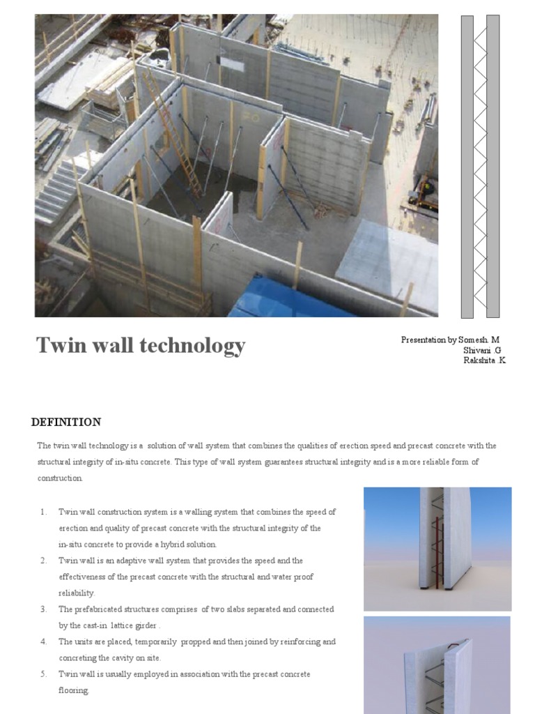 Twin Wall Construction | PDF | Building Information Modeling | Precast ...