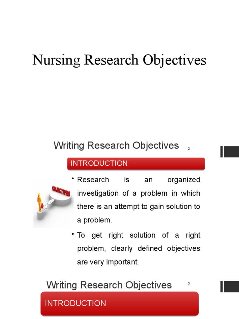 Nursing Research Objectives | PDF | Intensive Care Unit | Pneumonia