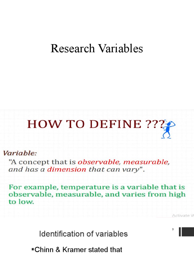 Nursing Research Variables | PDF | Dependent And Independent Variables ...