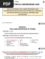 Electrical Standards and Practices PART 1 PEC | PDF | Electrical Wiring ...