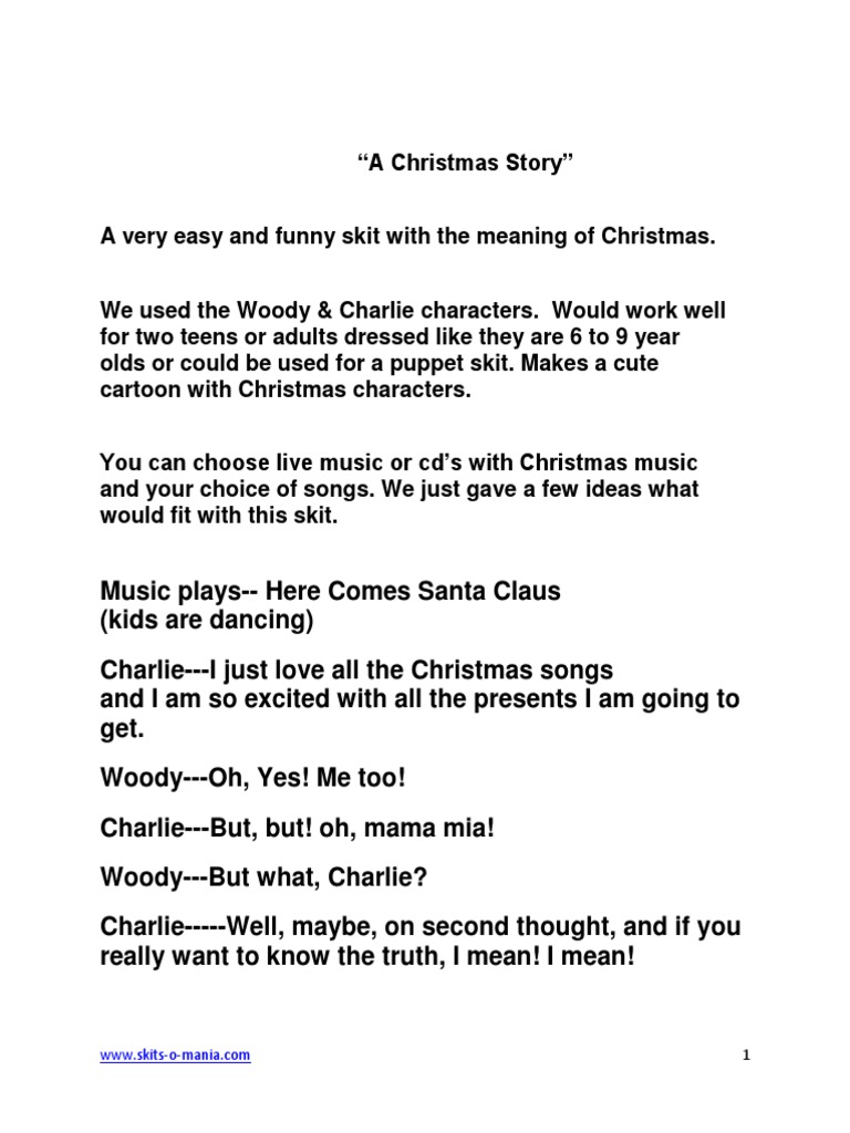A Christmas Story | PDF | Jesus | Christmas