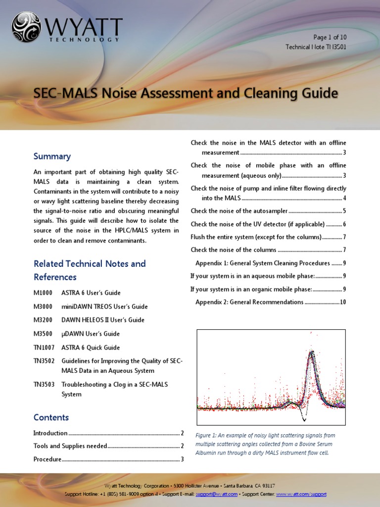 TN3501 - SEC-MALS Noise Assessment Guide Rev A | PDF | High Performance ...