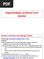 SOCl2 Mechanism For Alcohols To Alkyl Halides SN2 Versus SNi | PDF ...