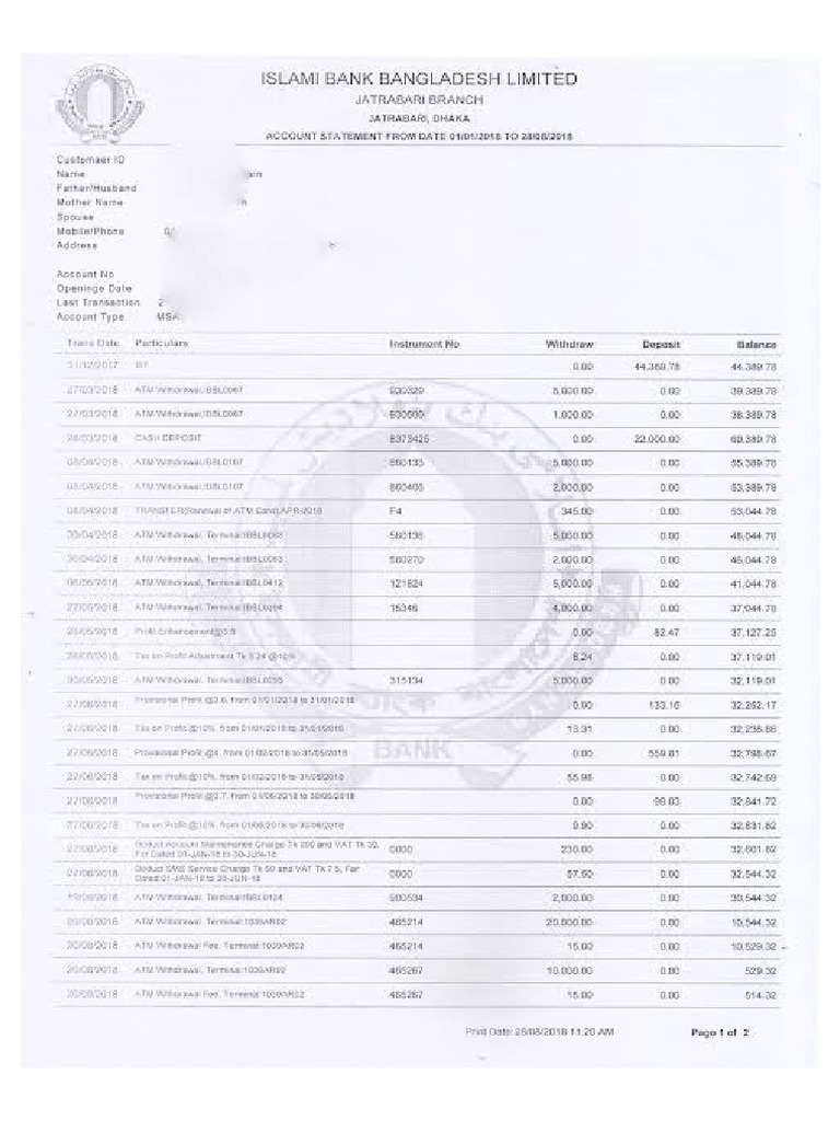 Utility Bill BD | PDF