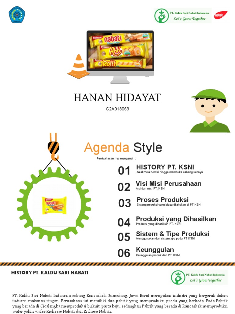 Sistem Produksi Hanan Hidayat C2A018069 | PDF