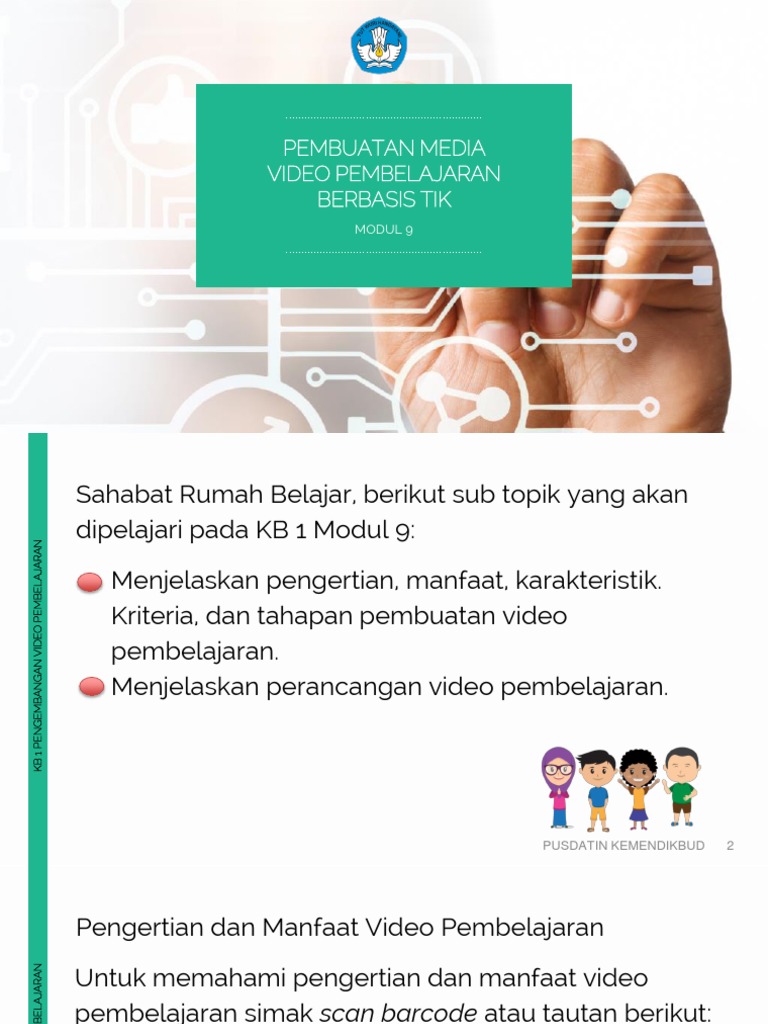 Presentasi Modul 9 - Pembuatan Media Video Pembelajaran Berbasis TIK | PDF
