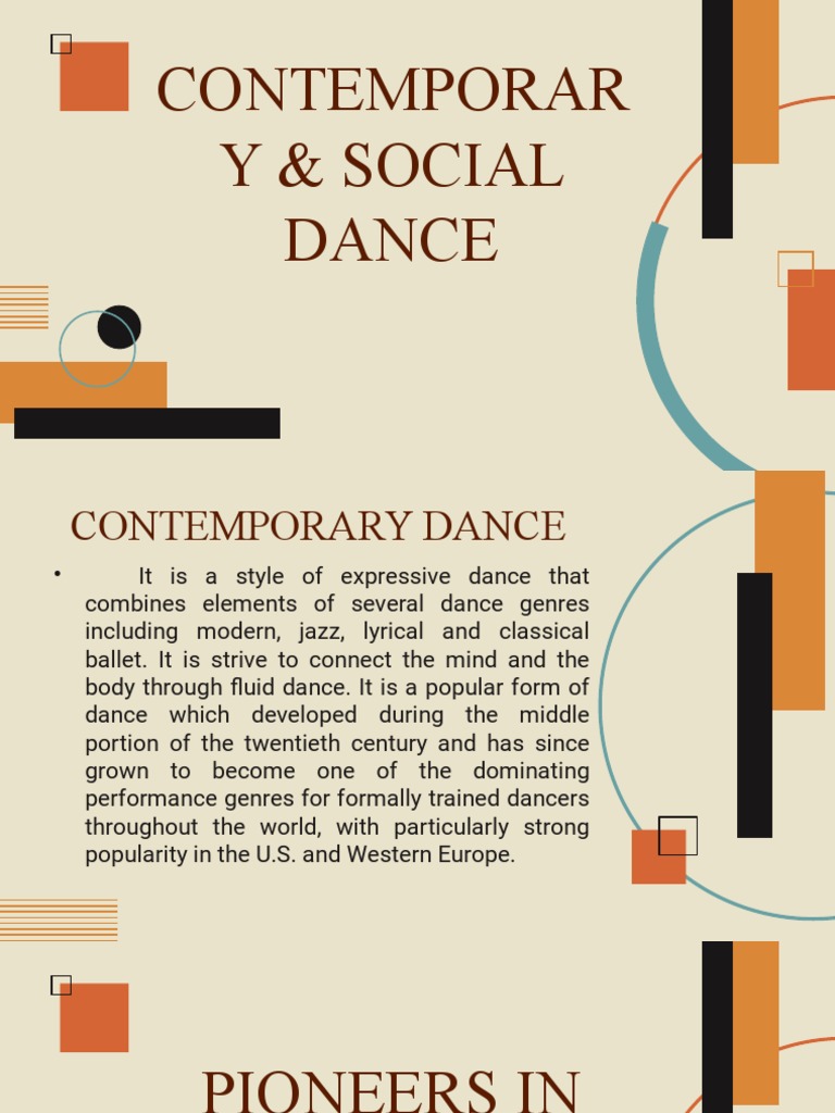 Contemporary Dance Through the Ages: Exploring the History and Genres ...