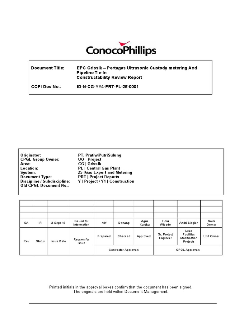 ID-N-CG-YY4-PRT-PL-25-0002 - Constructability Review Report | PDF | Crane (Machine) | Mechanical ...