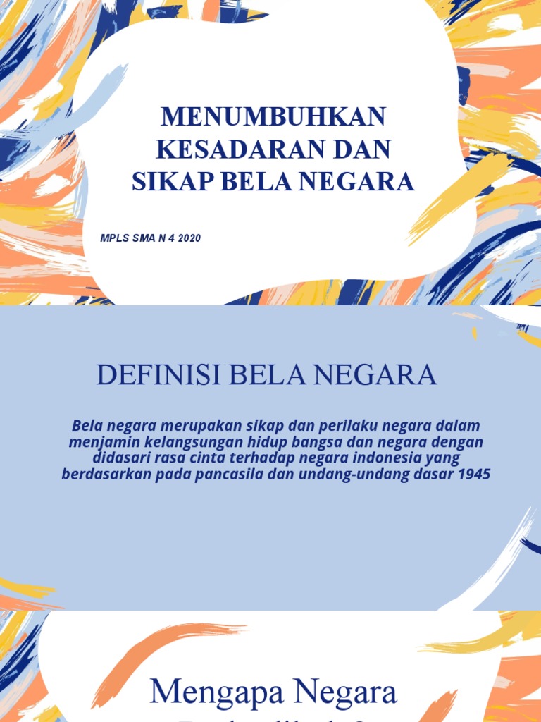 Menumbuhkan Sikap Bela Negara | PDF