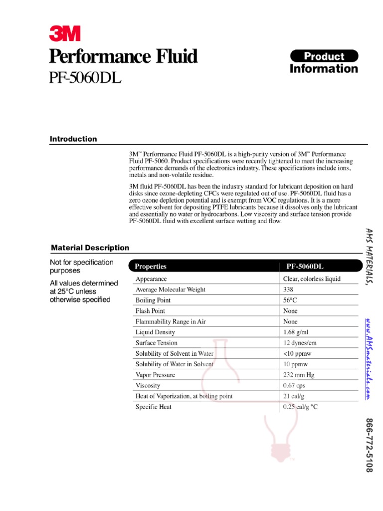 Ams - 3M - PF-5060-DL | PDF