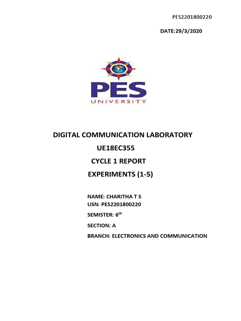 Cycle 1 Dclab | PDF | Applied Mathematics | Telecommunications Engineering