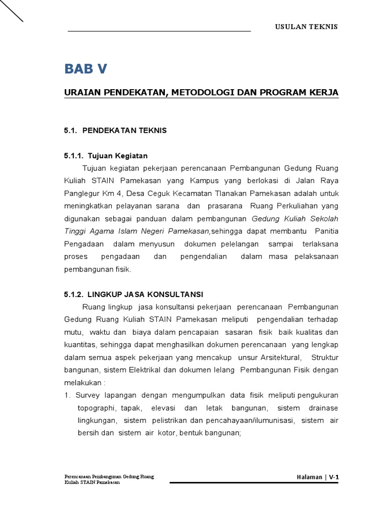 Pendekatan Metodologi Program Kerja | PDF | Bisnis